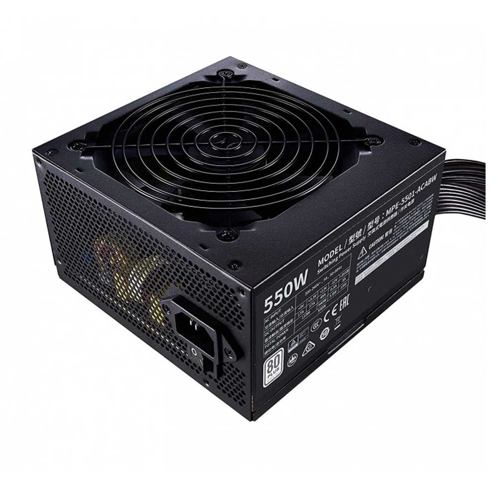 Cooler Master MWE 550W 80+ White 230V A/UK Cable SMPS - The Compustar
